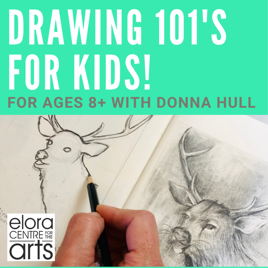 DRAWING 101’s FOR KIDS! with Donna Hull - Elora Centre for the Arts