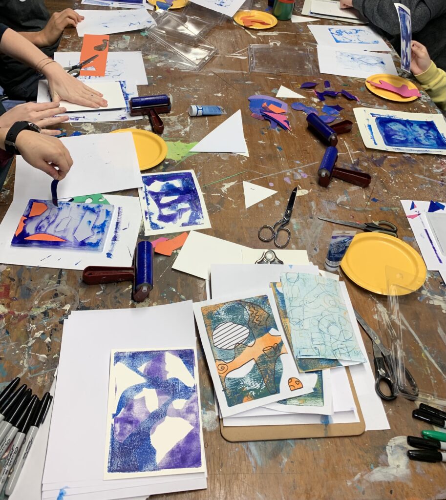 GELLI PLATE PRINTMAKING! | WITH AHMRI VANDEBORNE - Elora Centre for the ...